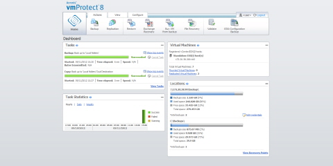 아크로니스, 가상화 머신 백업 복구 솔루션 Acronis® vmProtect™ 8)' 출시